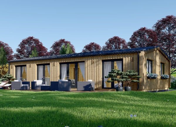 Mobilheime kaufen: hochwertiges Mobile Home aus Holz