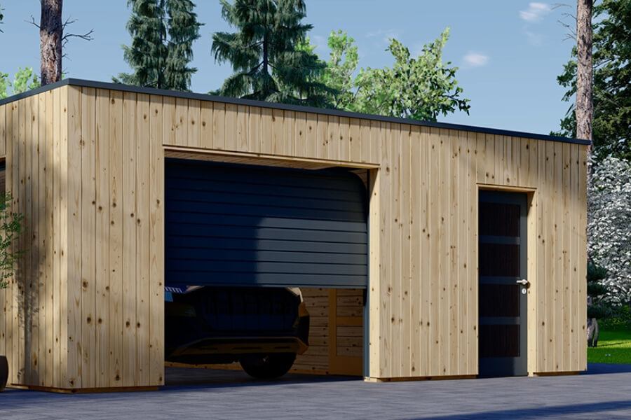 Holzgarage Selber Bauen